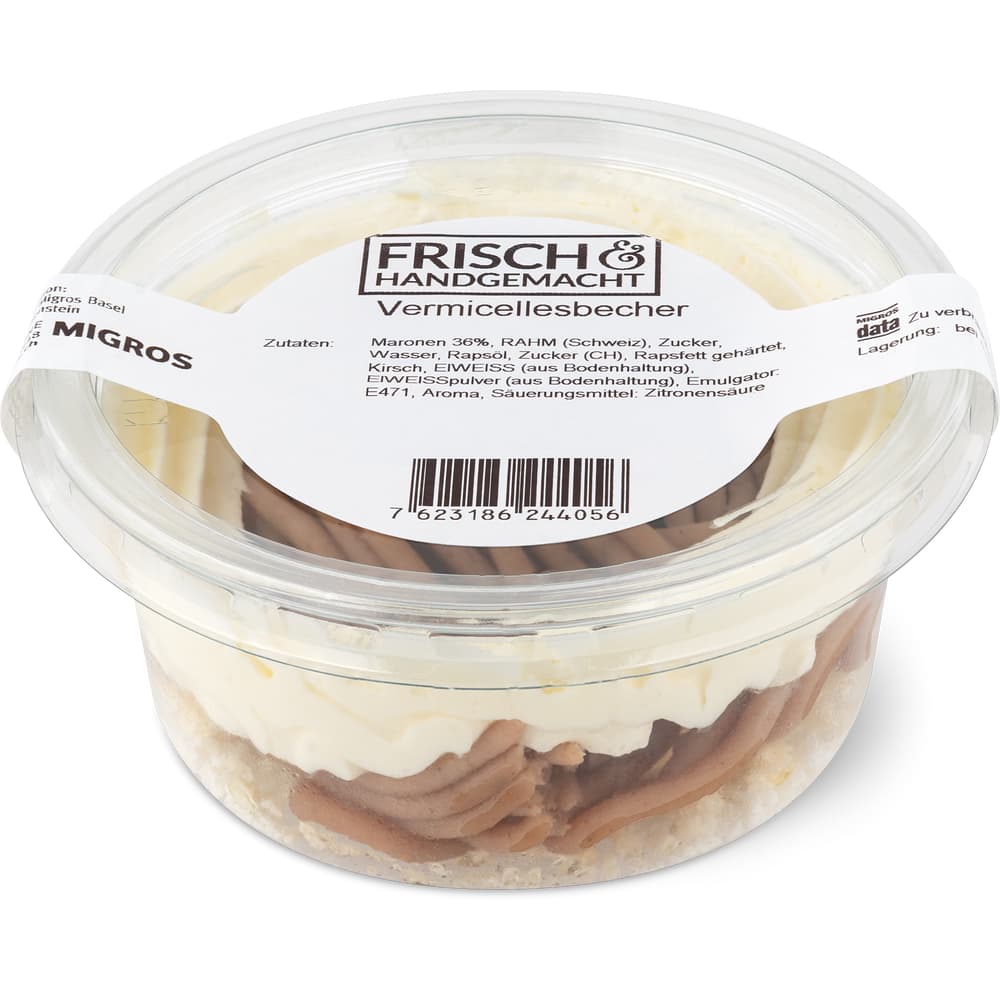 Fresco & Fatto a mano · Vermicelles in coppetta • Migros