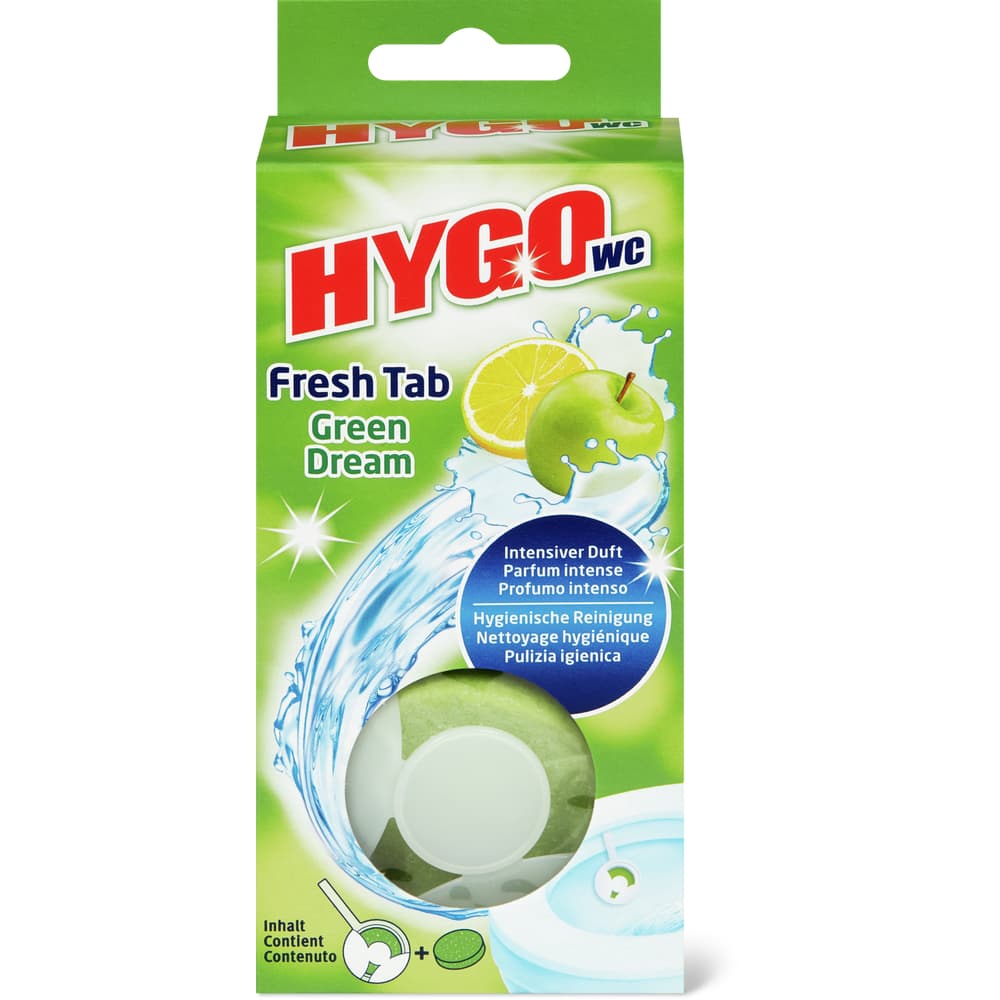 Hygo · Fresh Tab Green Dream à suspendre dans les toilettes • Migros