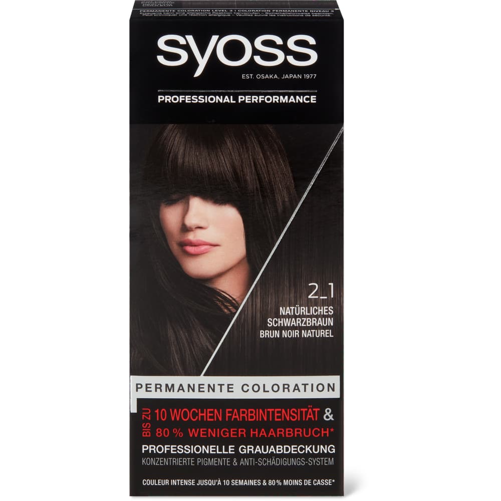 Syoss 2-1 nat. Schwarzbraun • Migros