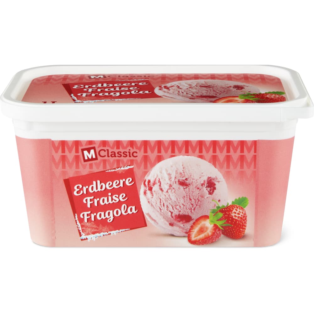 M-Classic · Rahmglace · Erdbeer • Migros