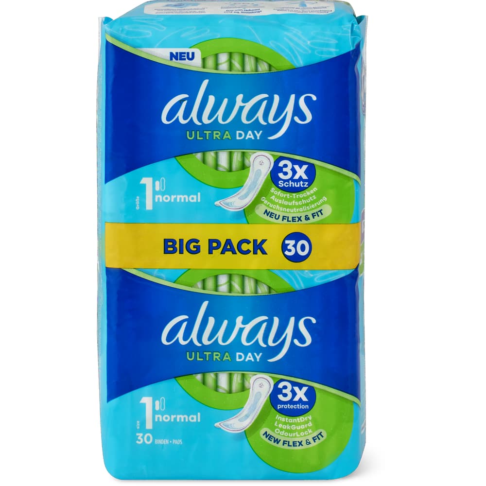 Always Ultra Day · Damenbinden · Größe 1 - Normal • Migros Online