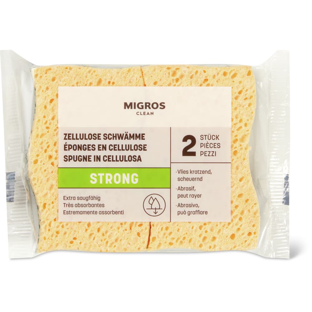 Migros Clean · Cellulose sponge · Strong • Migros