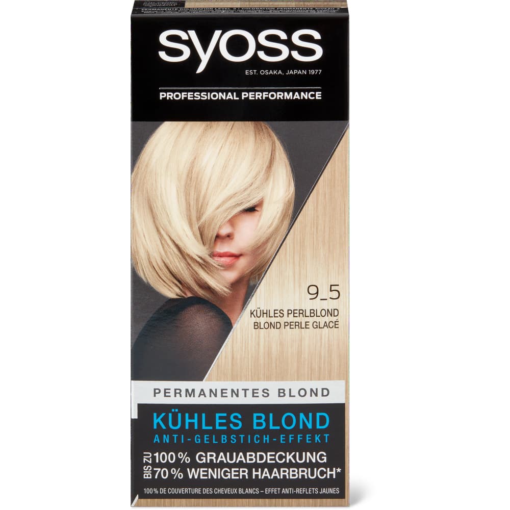 Syoss · Dauerhafte Haarfarbe · 9_5 Kühles Perblond • Migros