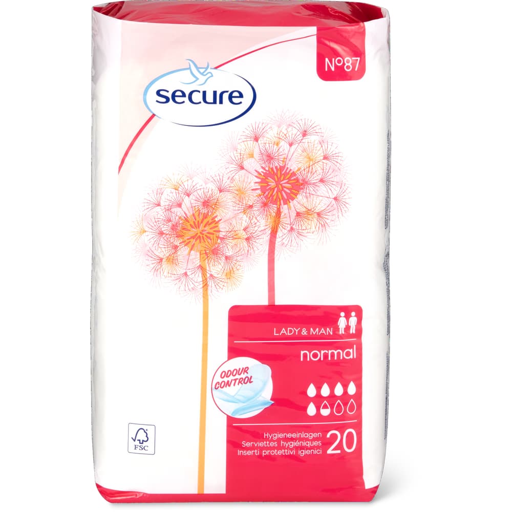 Secure N°87 · Hygieneeinlagen · normal • Migros Online
