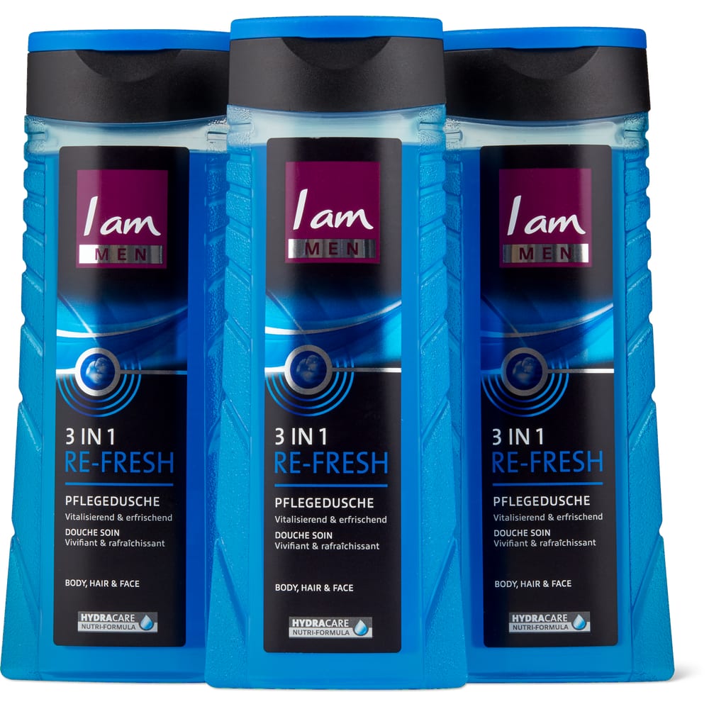 I am Men · Shower gel · Re-Fresh • Migros
