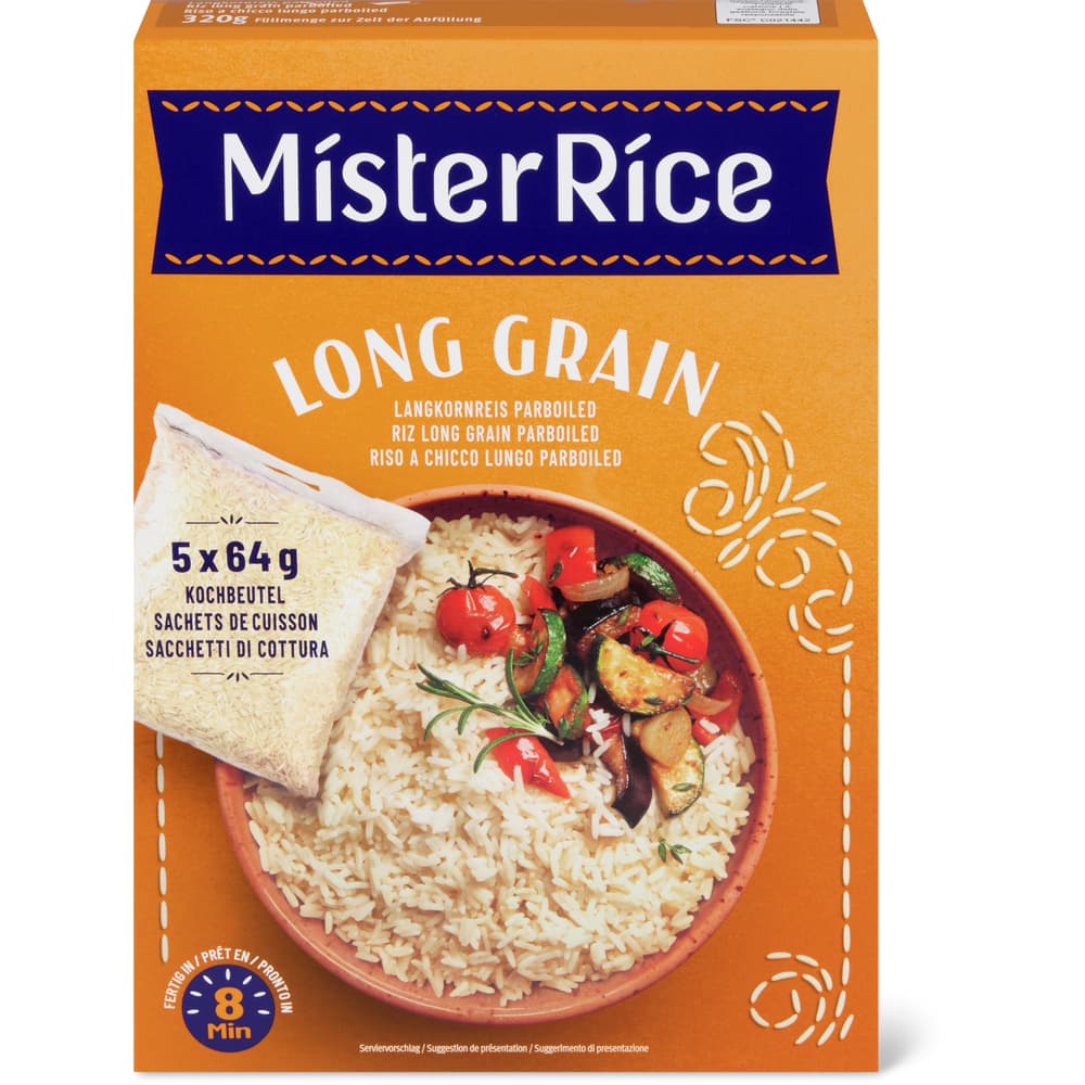 Mister Rice · Riz long grain · en sachet de cuisson • Migros