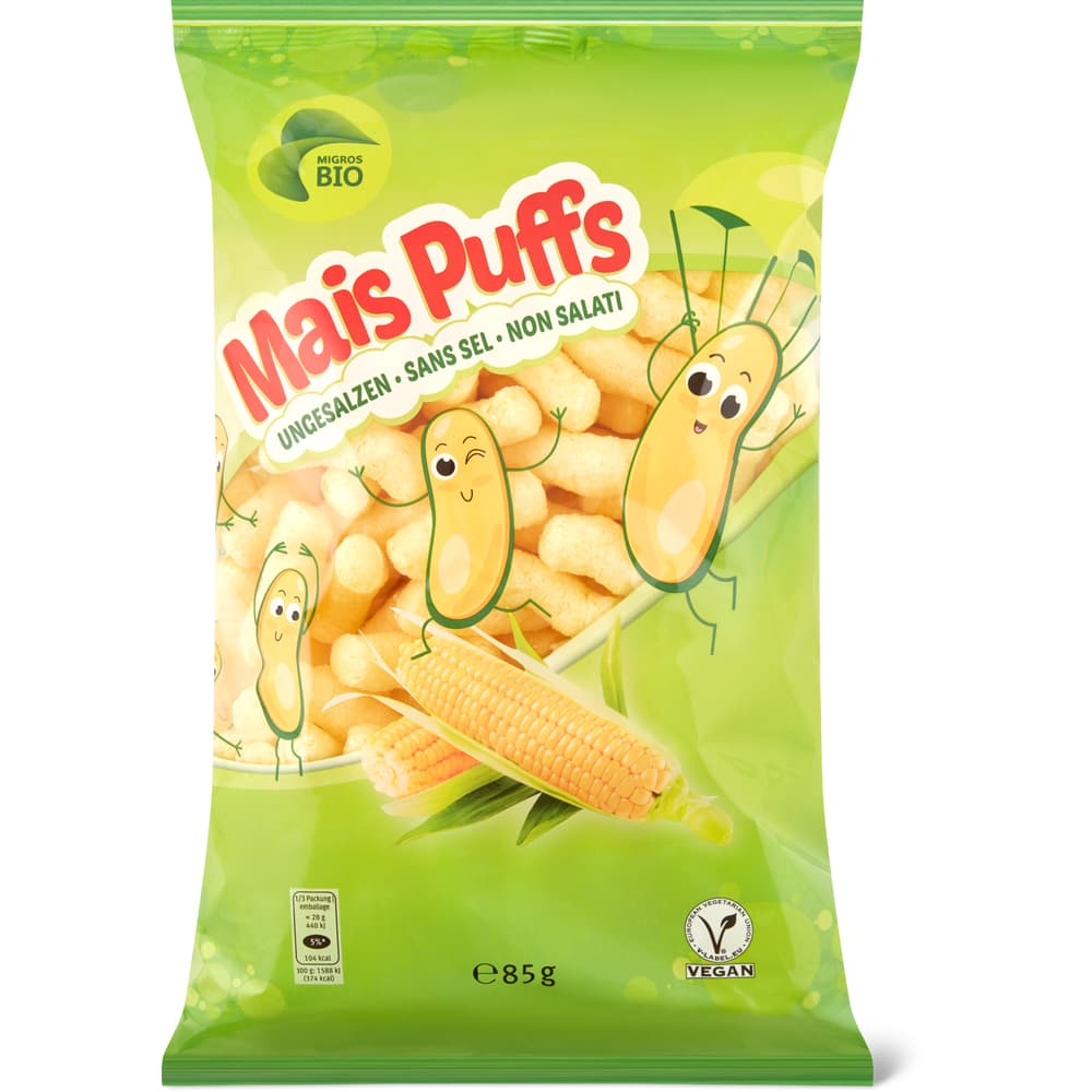 Mais Puffs · Bio, ungesalzen • Migros Online