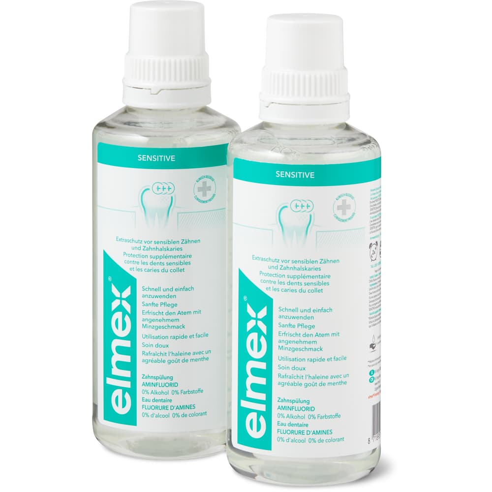 Elmex Sensitive · Zahnspülung · SENSITIVE PLUS • Migros Online
