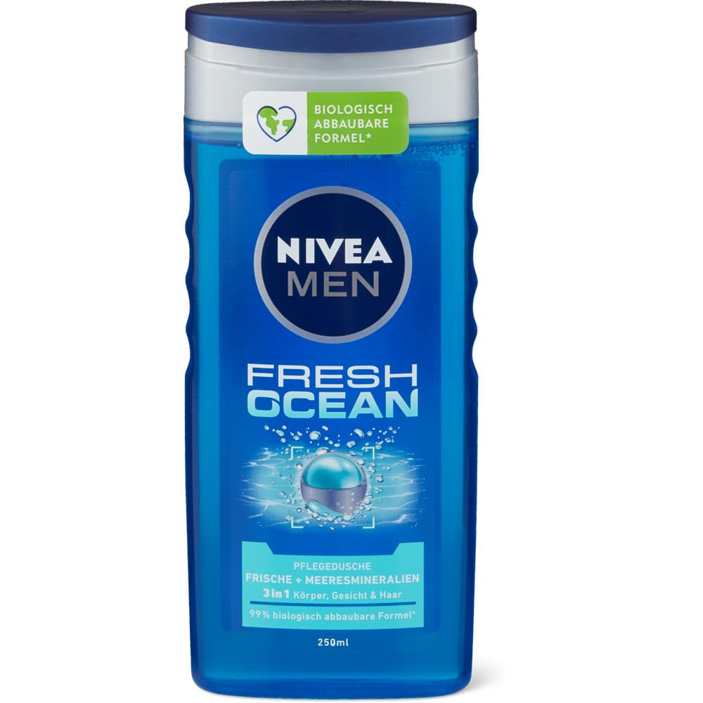 Nivea Men · Shampoo and shower gel · Fresh ocean • Migros Online