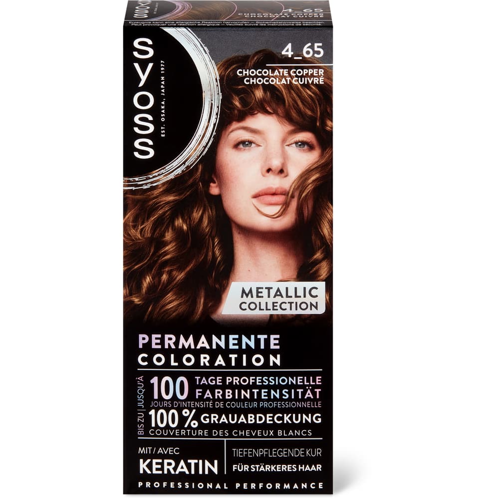 Syoss · Dauerhafte Haarfarbe · 4.65 Schokoladen Kupfer • Migros Online