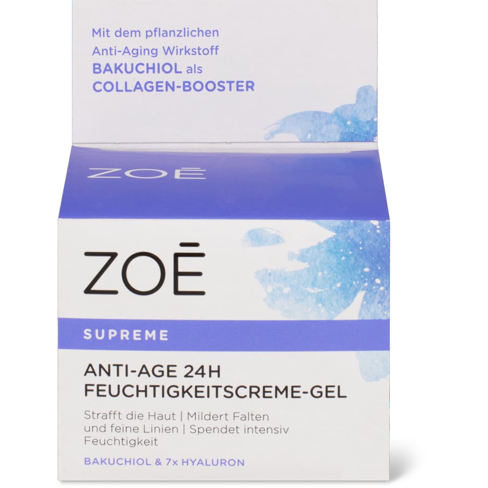 Zoé Supreme · Crema da giorno anti-età · 24H, bakuchiol e 7x hyaluron ...