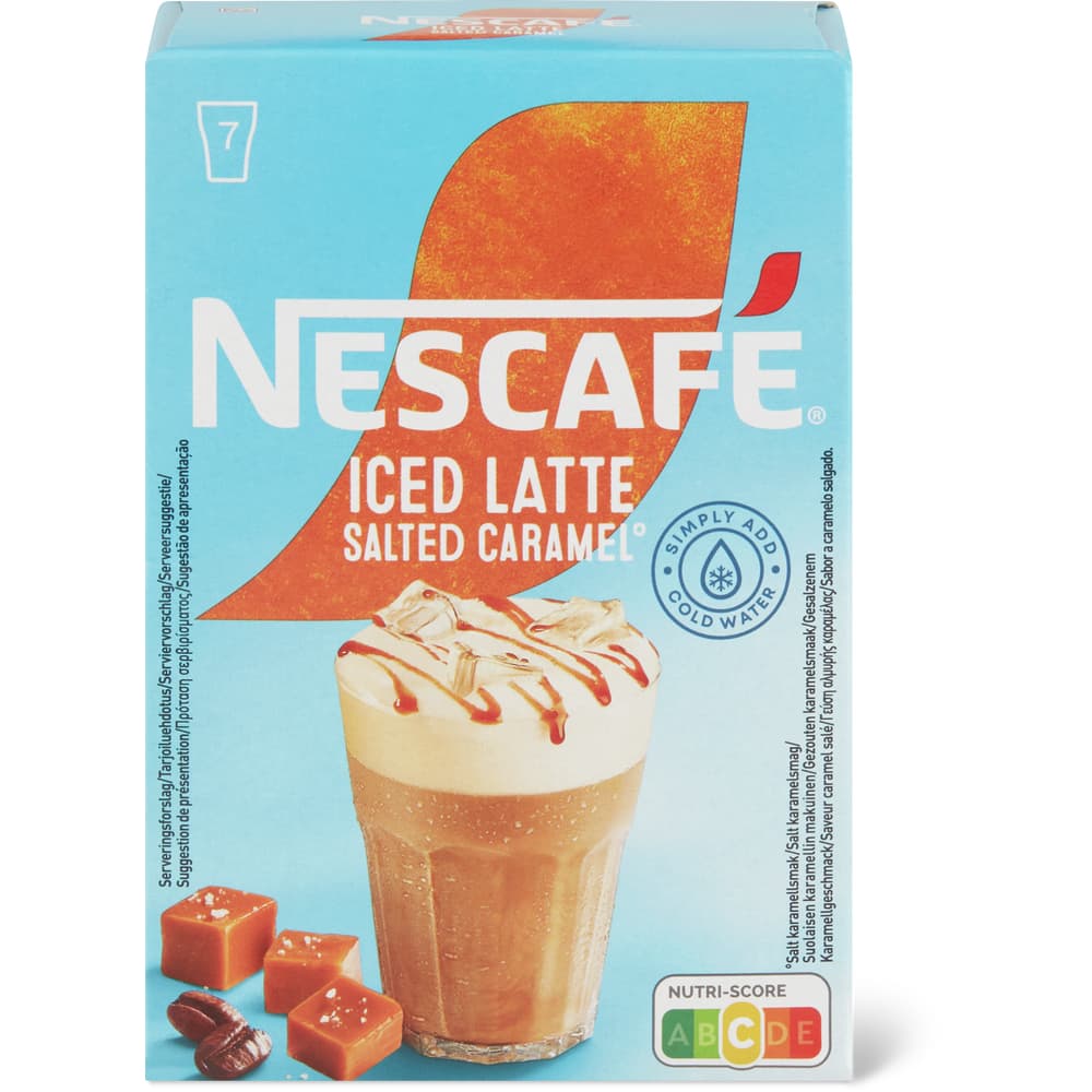 Nescafé · Löslicher Kaffee · Iced Latte Salted Caramel • Migros Online