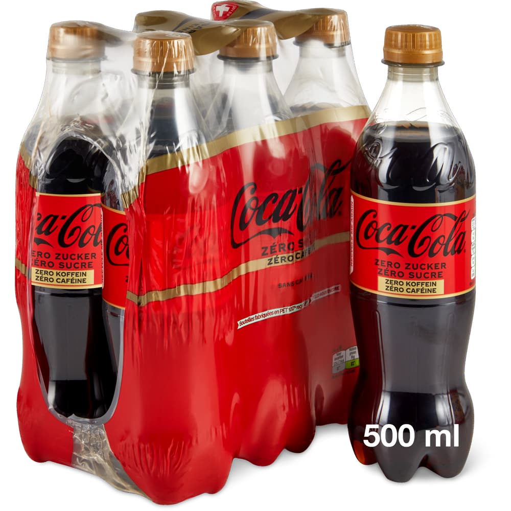 Coca-Cola Double Zero · Softdrink · Zero Zucker, Zero Koffein • Migros