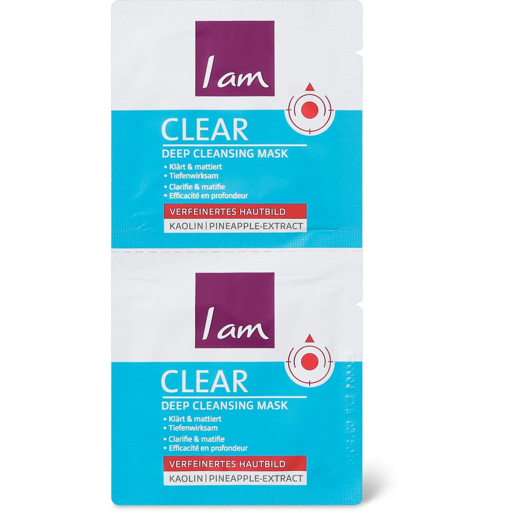 I am clear · Clarifying Cleansing Mask · clarifies & mattes, deeply ...