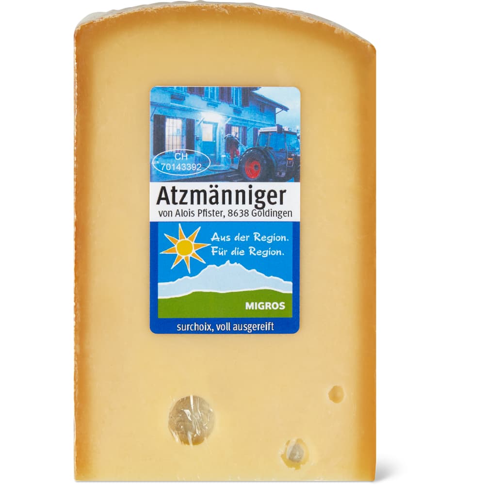 Atzmännig Cheese · Aus der Region, Surchoix • Migros