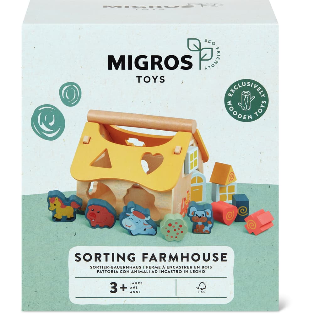 MIGROS TOYS · Shape Sorter Farm • Migros