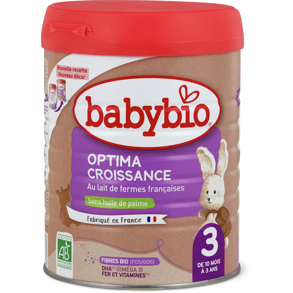 babybio · Lait de suite Optima 3 · de 10 mois à 3 ans • Migros