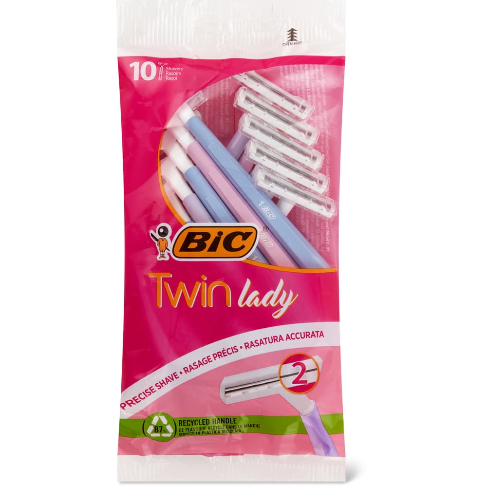 Bic Twin Lady · Disposable razors · 2 blades • Migros