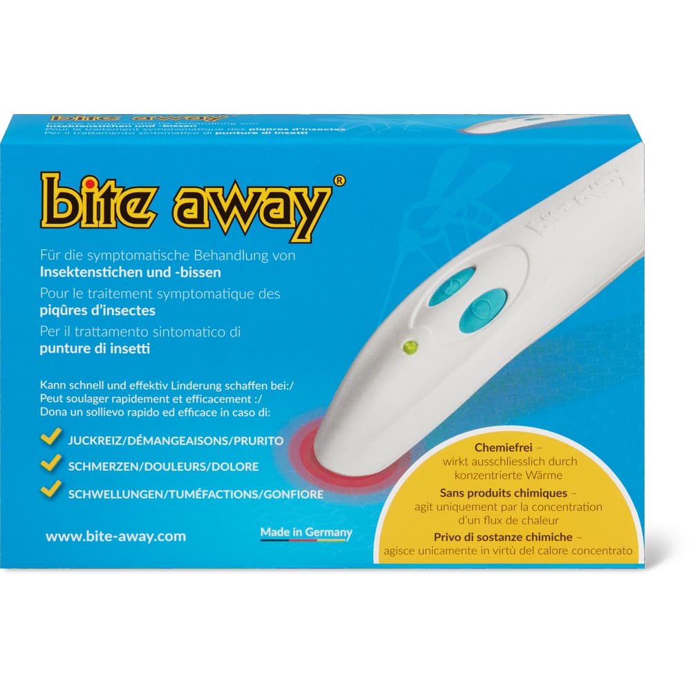 bite away · Insect Bite Healer • Migros