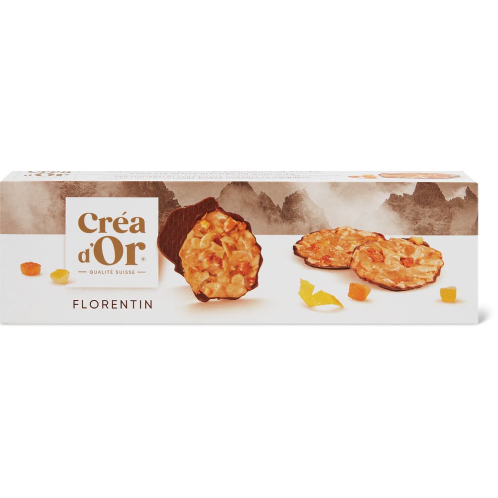 Créa d'Or · Mandelgebäck mit edler Schweizer Milchschokolade ...