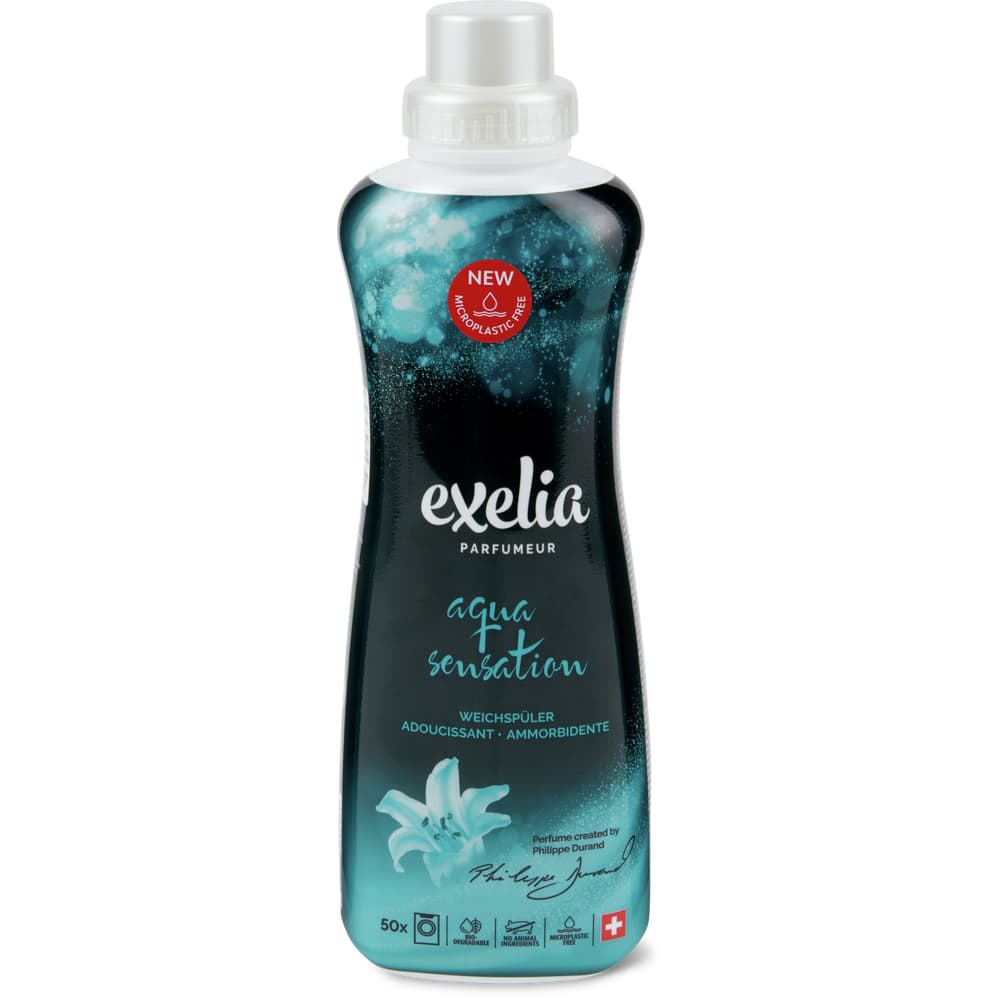 Exelia · Adoucissant · Liquide, Aqua Sensation, 50 lavages • Migros