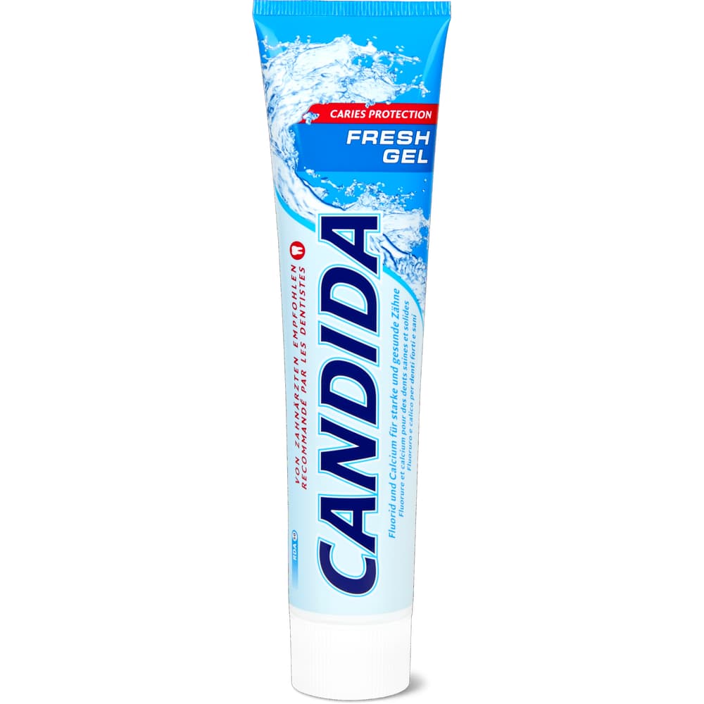 Candida · Toothpaste · Fresh gel • Migros