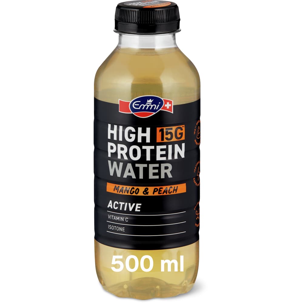 Emmi · High Protein Water · Active • Migros
