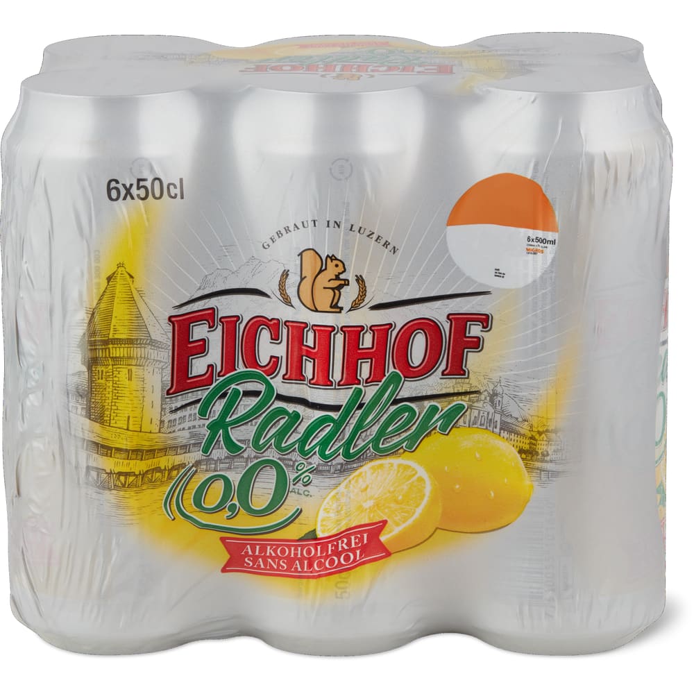 Eichhof Radler · Bier-Mixgetränke · alkoholfrei • Migros Online
