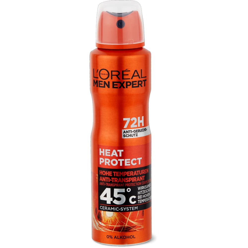 L'Oréal Paris Men Expert Heat Protect · Deospray · 72h, 0% Alkohol • Migros
