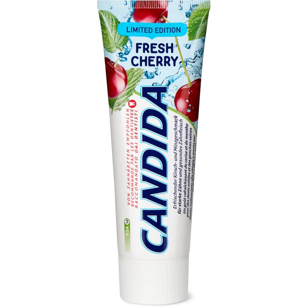 Candida · Fresh Cherry Zahnpasta • Migros