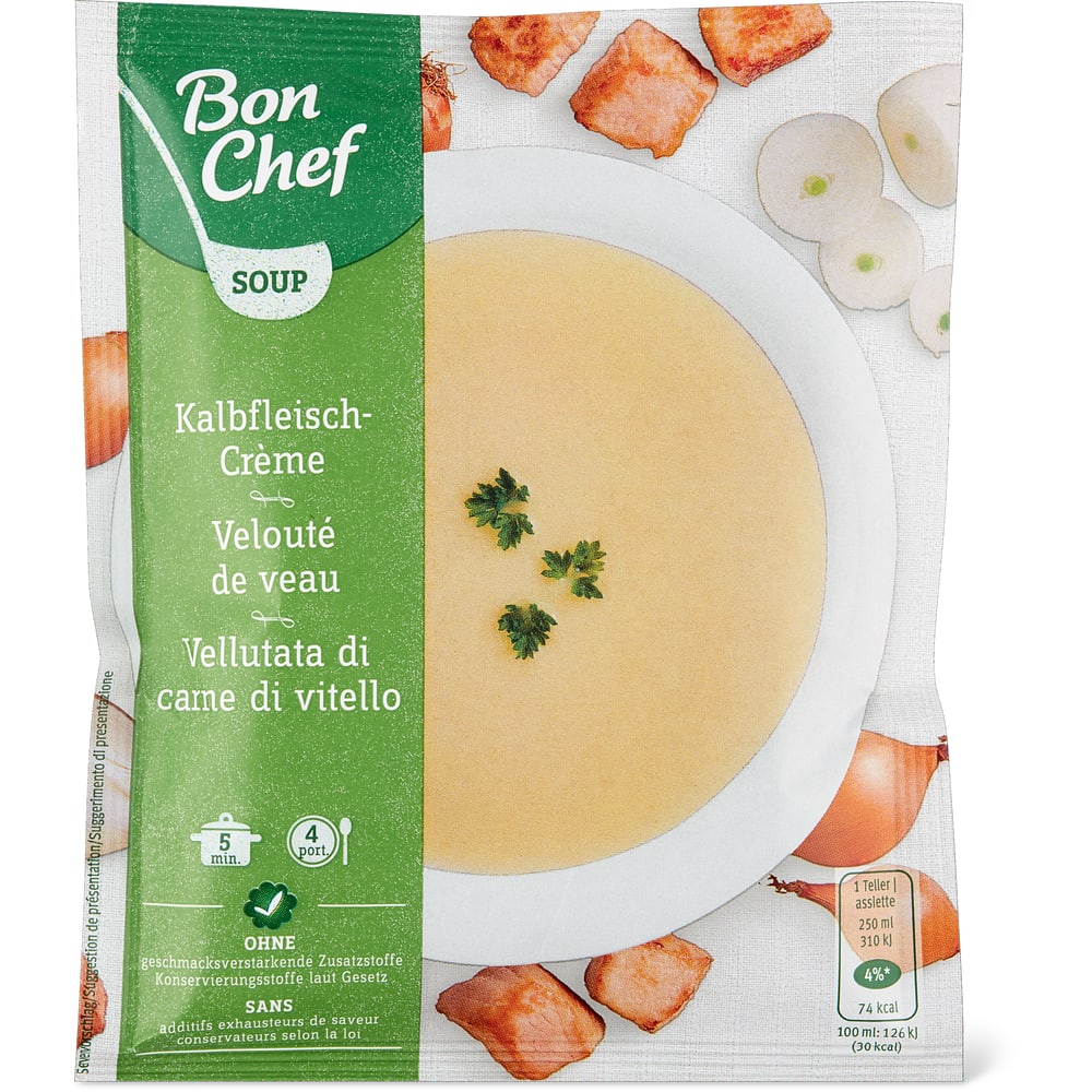 Bon Chef · Cream of veal soup • Migros