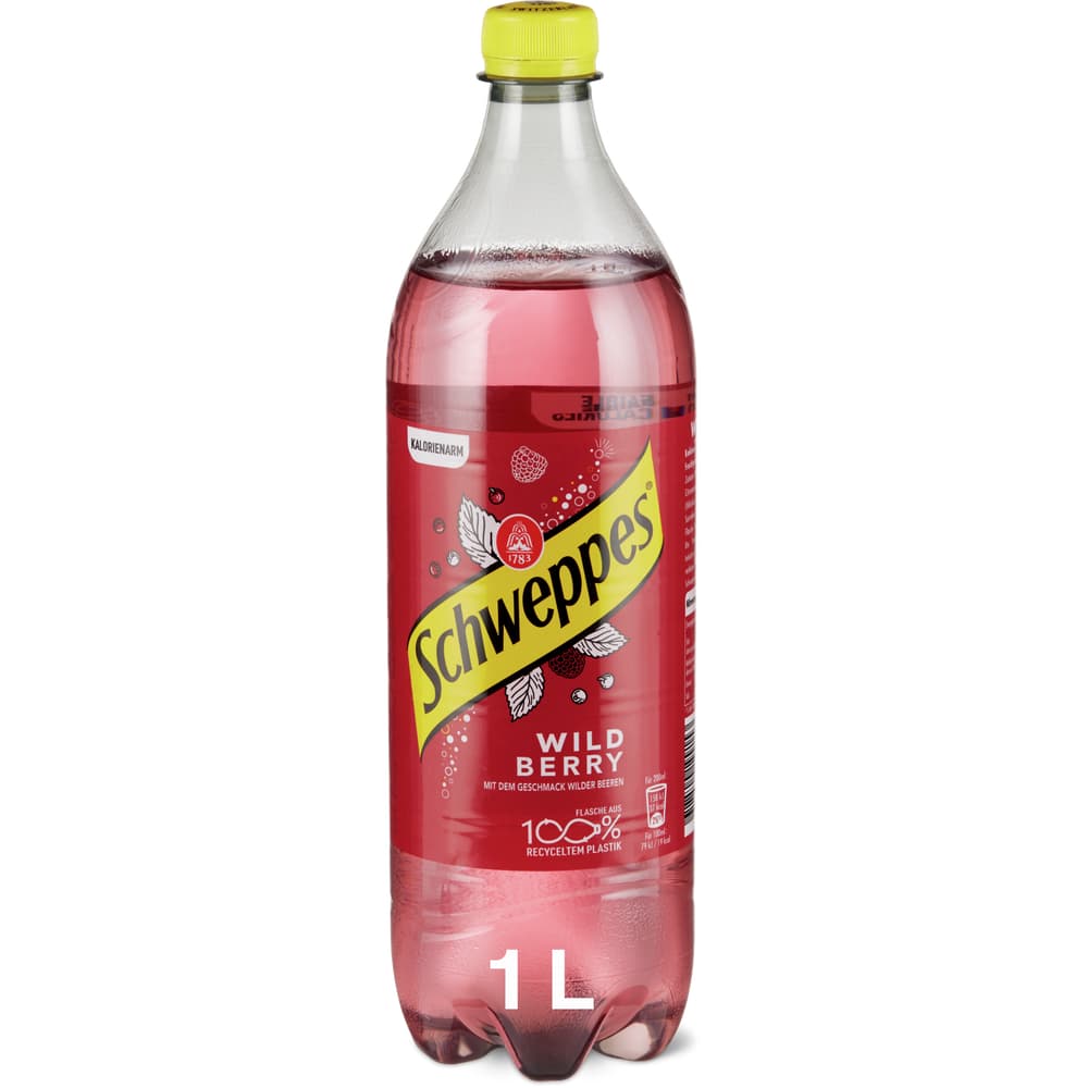 Schweppes · Wild Berry · Low-Calorie • Migros