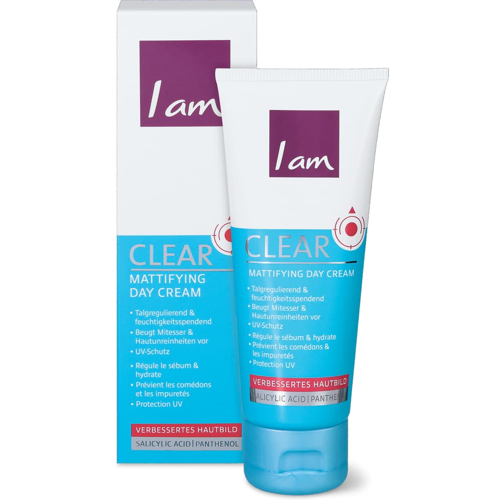 I am · I am Clear Tagescreme • Migros