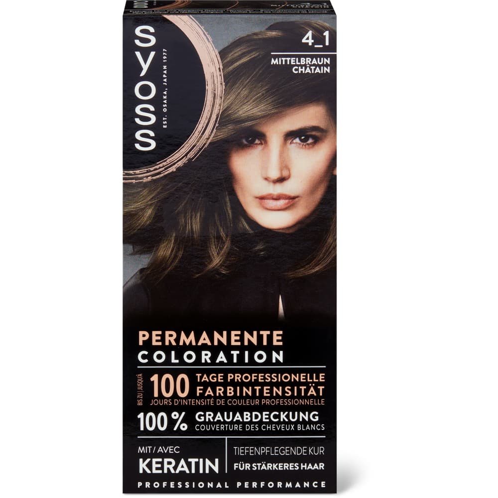 Syoss · Dauerhafte Haarfarbe · 4_1 Mittelbraun • Migros