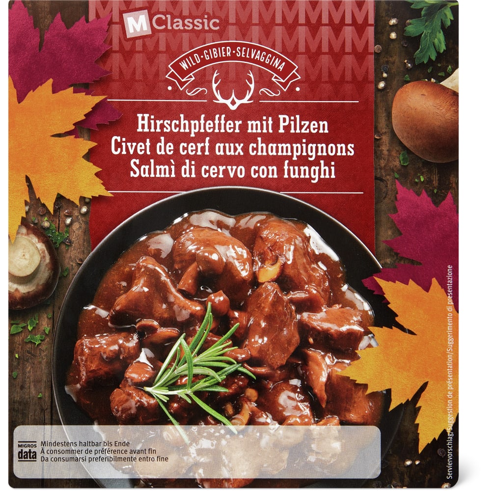 M-Classic · Hirschpfeffer · gekocht • Migros Online