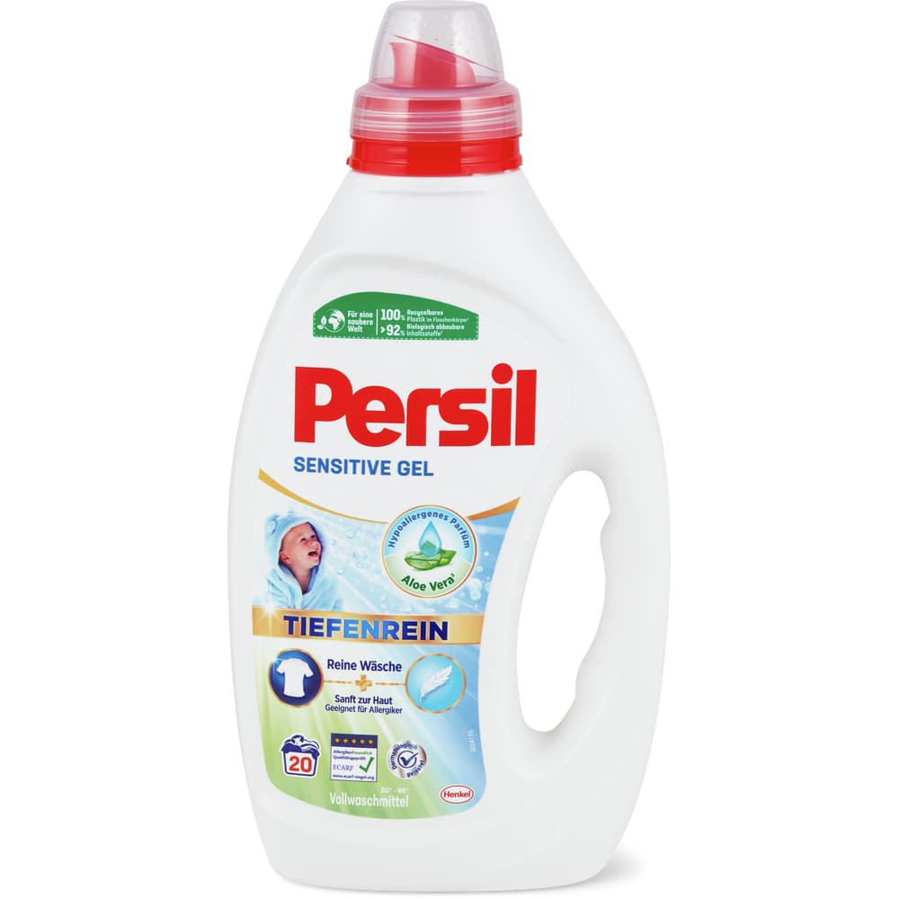 Persil Sensitive · Liquid baby detergent · 20 wash cycles • Migros