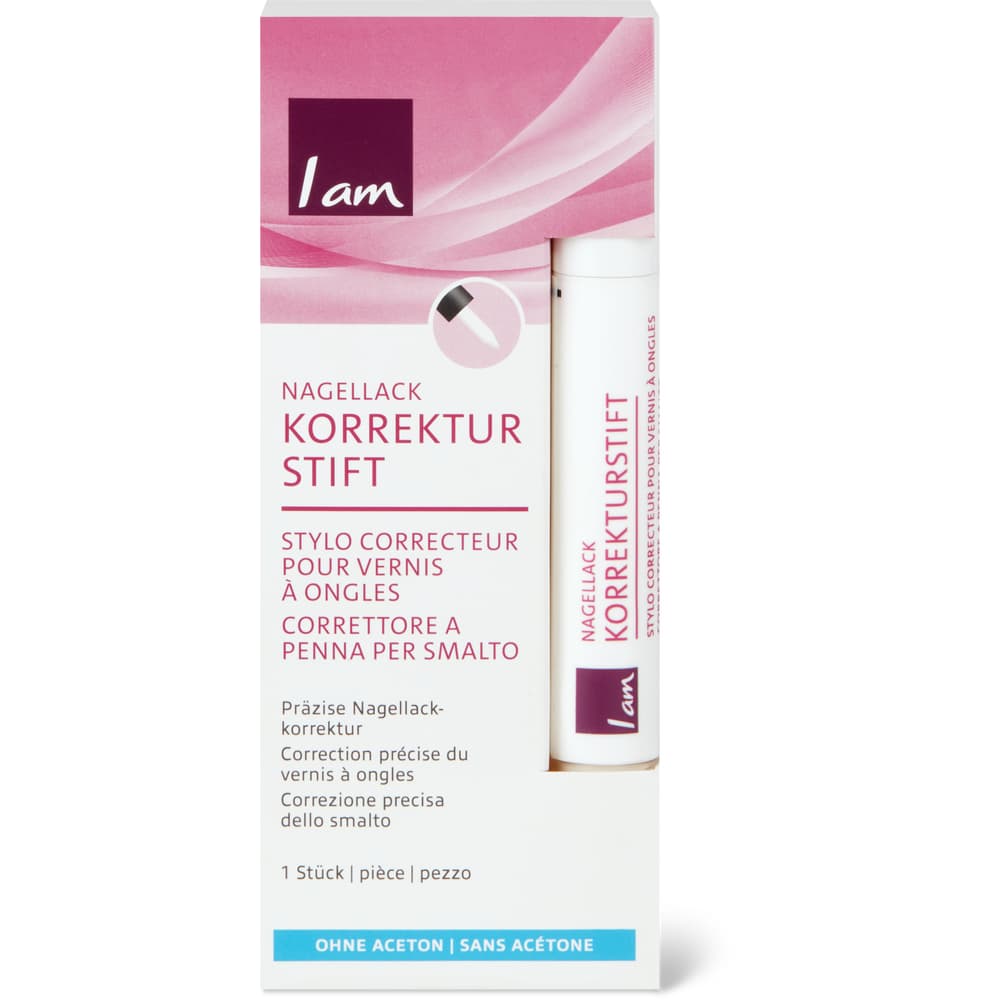 I am · Nail varnish correction pen · Acetone-free • Migros Online