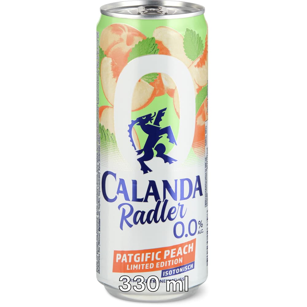 Calanda · Radler Peach · alkoholfrei • Migros Online