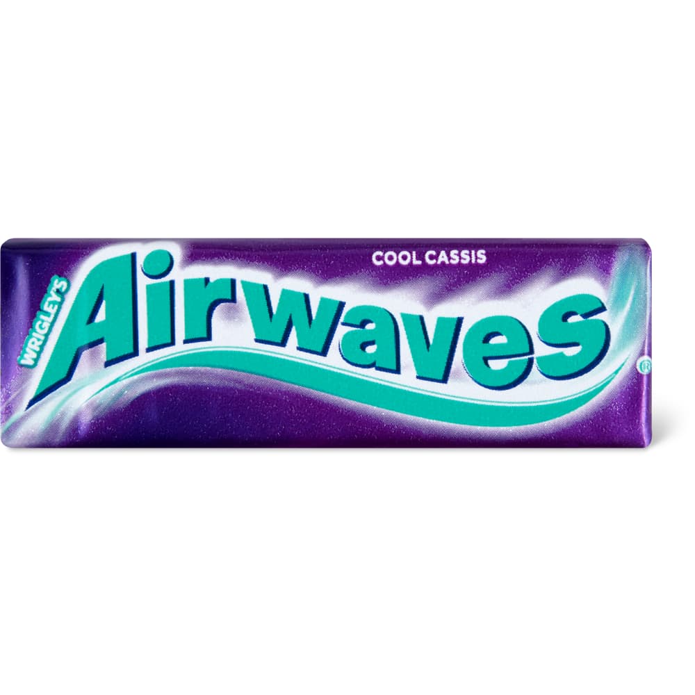 Airwaves · Chewing gum · Cool Cassis • Migros
