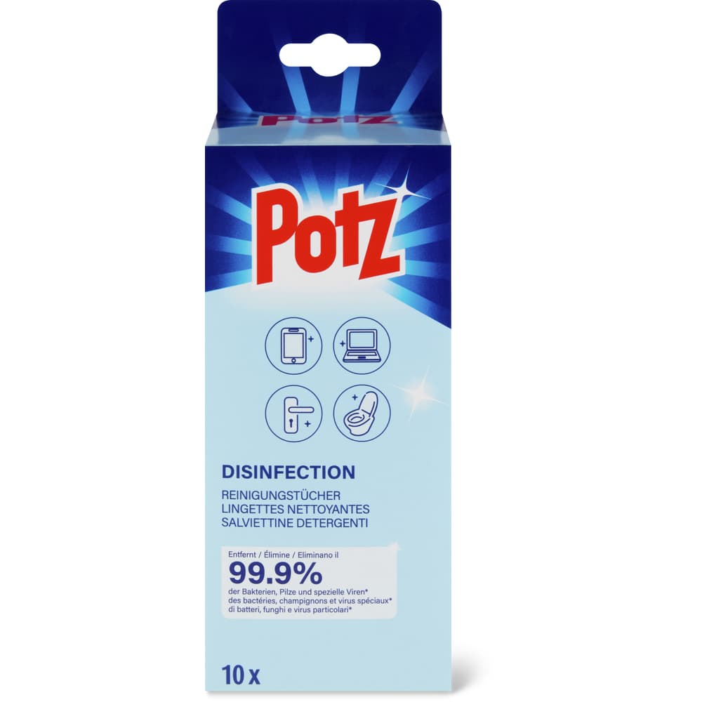 Potz · Disinfectant wipes • Migros
