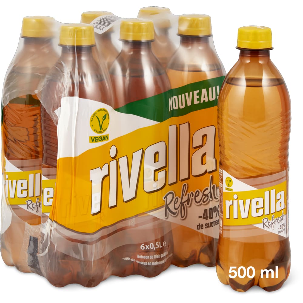Rivella · Yellow · Refresh, With 40% Less Sugar, vegan • Migros