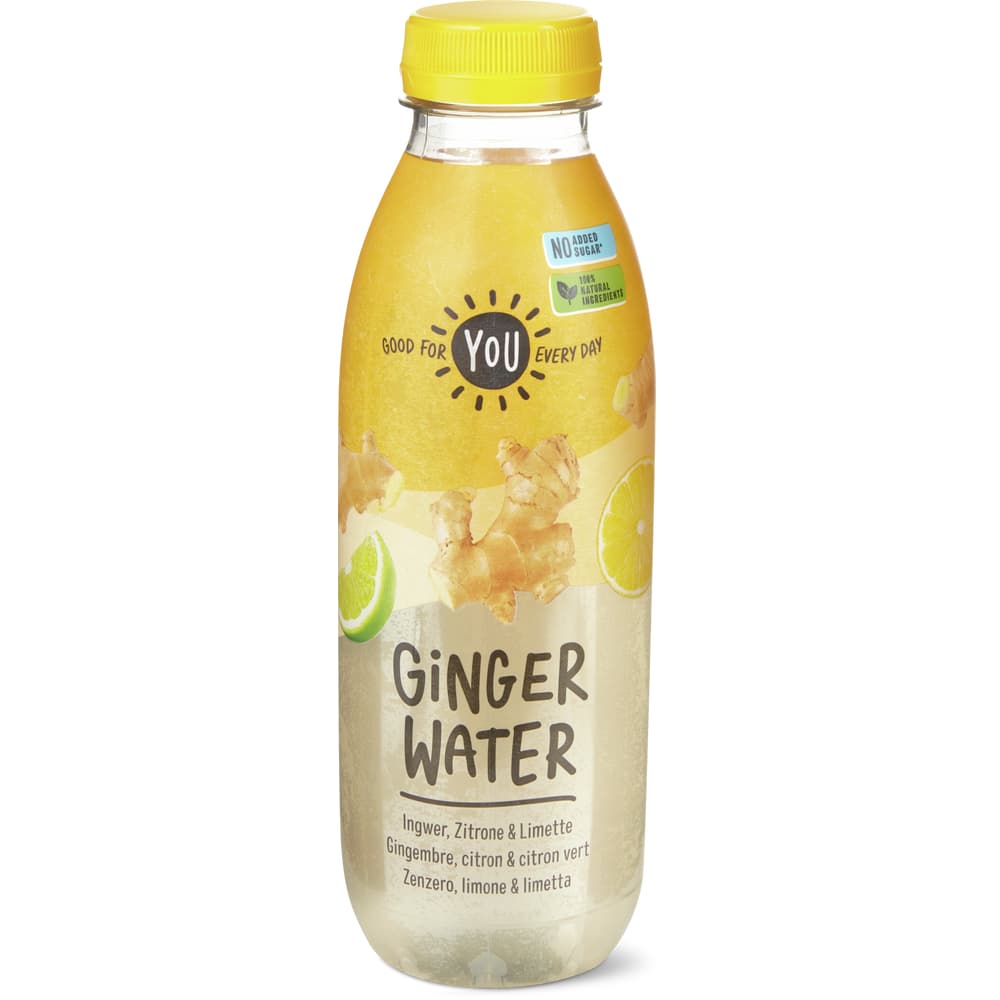 You · Ginger Water · Ingwer, Zitrone & Limette, ohne Zuckerzusatz ...