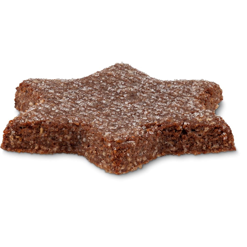 Fresh & handmade · Star-Shaped Brunsli Biscuit • Migros