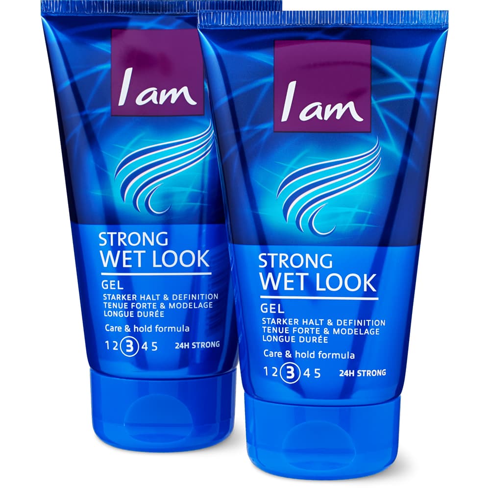 I am Strong Wet Look · Haargel · Halt 3/5 • Migros