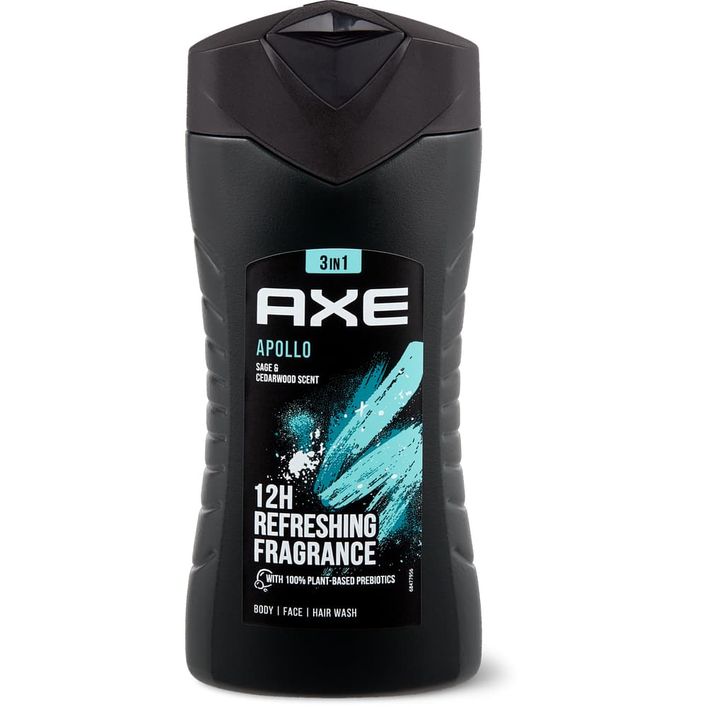 Axe Apollo · Shower gel · Sage & Cedarwood • Migros