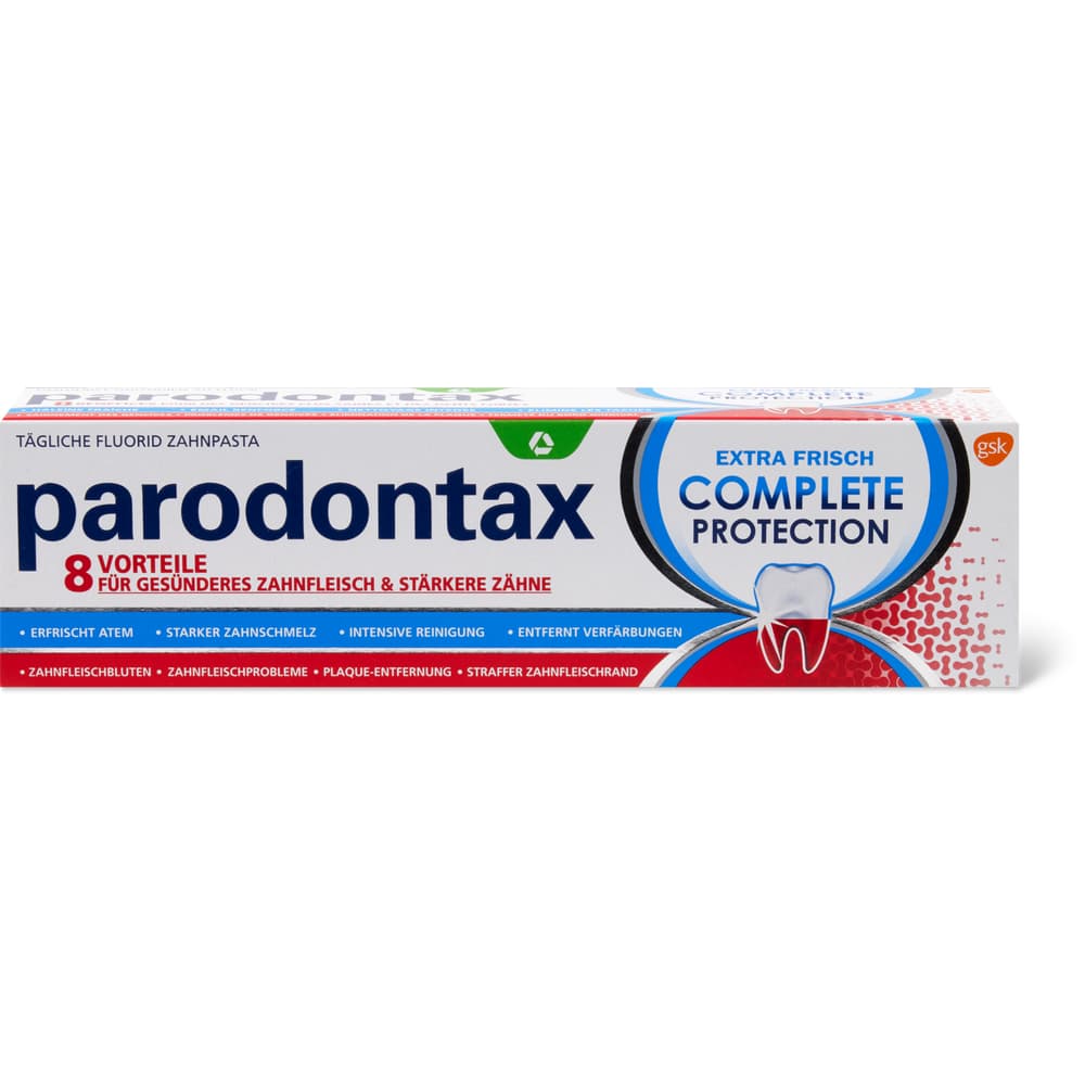 Parodontax · Parodontax Complete Protection • Migros
