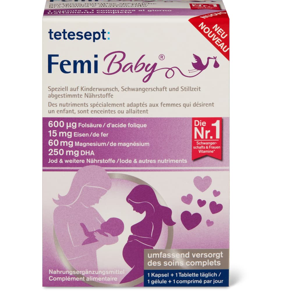 Tetesept · Tetesept Femi Baby 30 compresse + 30 capsule • Migros