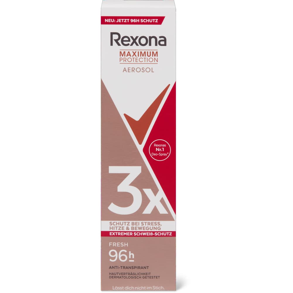 Rexona Maximum Protection · Deo Spray Fresh · 96h, Anti-Transpirant ...