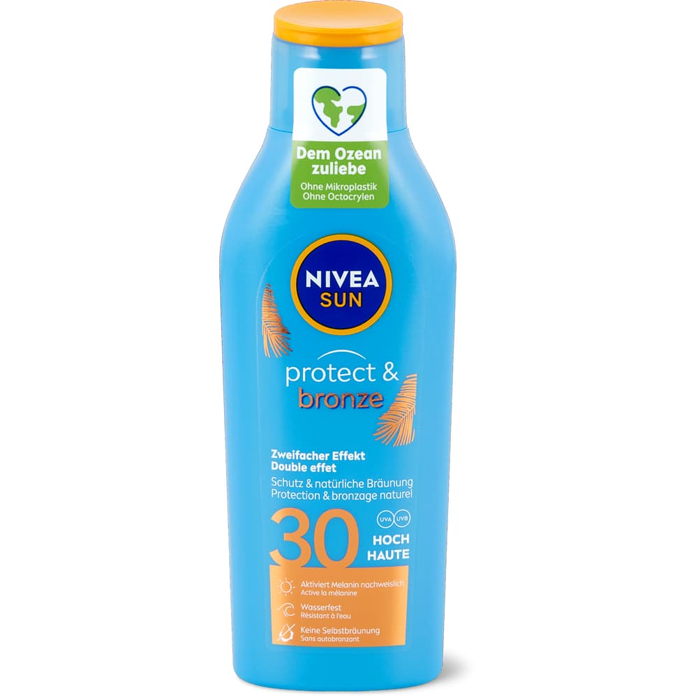 Nivea Sun · Sonnencreme · Protect & Bronze - LSF 30 • Migros