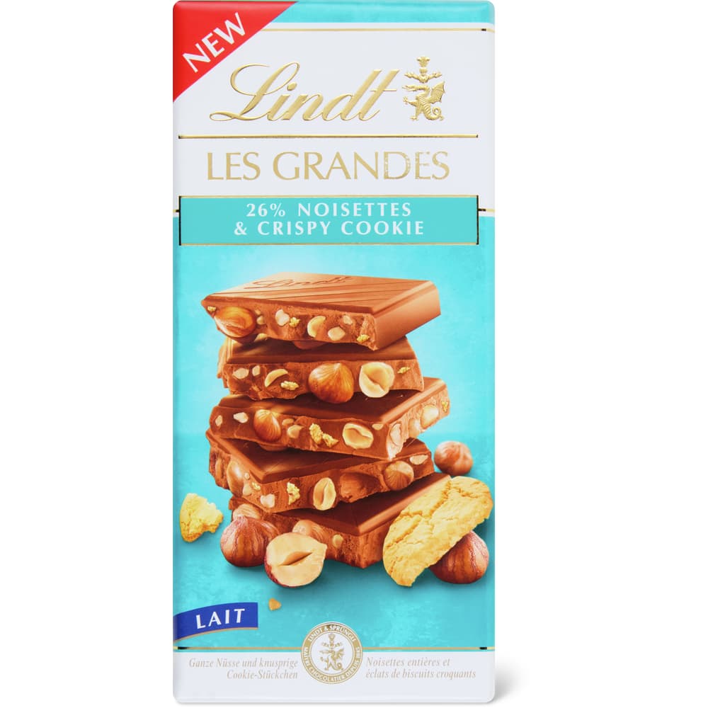 Lindt Les Grandes · Cookie · Noisettes • Migros Online